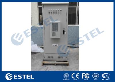 China Air Conditioner Cooling Outdoor Telecom Cabinet IP55 Anti Theft Three Point for sale