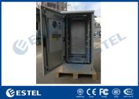 China Air Conditioner Cooling Outdoor Telecom Cabinet Galvanized Steel With Front / Rear Access for sale