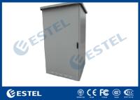 China Fans Cooilng Outdoor Telecom Cabinet Galvanized Steel Single Wall With Front Access for sale