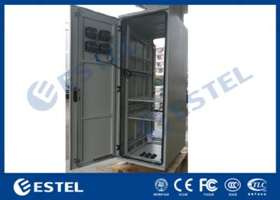 China Four Cooling Fans Double Wall IP55 Outdoor Telecom Cabinet for sale