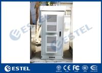 China Two Air Conditioners Cooling 42U Outdoor Equipment Cabinet for sale