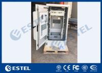 China 2 Fans Galvanized Steel 27U Rack Outdoor Telecom Cabinet for sale