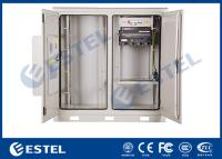 China Two Compartments IP65 3 Bays Outdoor Equipment Cabinet for sale