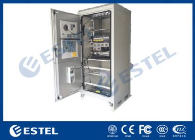 China Fan Cooling Galvanized Steel 42U Outdoor Telecom Cabinet for sale