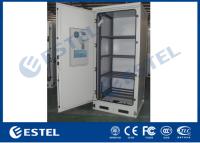 China Four Layers 27U IP55 1 Compartment Outdoor Battery Cabinet for sale