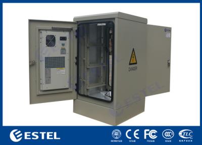 China Two Door 16U IP65 Outdoor Telecom Cabinet for sale
