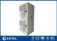 China RAL7035 47U Battery Outdoor Power Cabinet 6400W Rectifier for sale