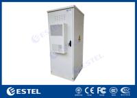 China Integrated Steel Powder Coating Outdoor Telecom Cabinets With Air Conditioner Cooling for sale