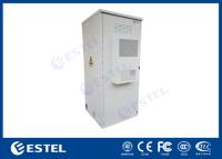 China Integrated Steel Powder Coating Outdoor Telecom Cabinets With Air Conditioner Cooling for sale
