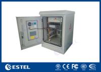 China Two Doors IP55 Outdoor Telecom Enclosure Anti Corrosion With Rectifier Power System for sale