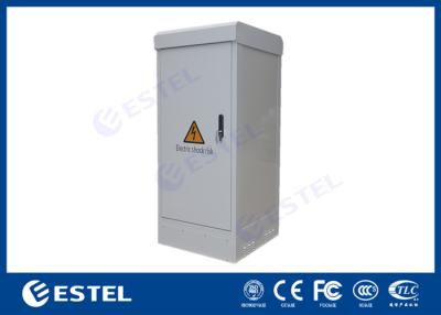 China 24U 19 Inch Rack Cabinet 1500W Air Conditioner Outdoor Equipment Enclosure for sale