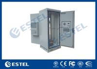 China Stainless Steel IP65 37U Outdoor Telecom Cabinet Double Air Conditioning Cooling for sale
