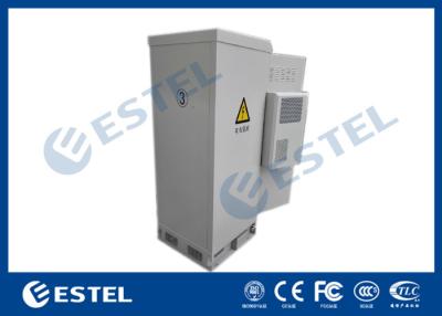 China IP55 40U Outdoor Communication Cabinets Double Layer Steel 19 Inch for sale