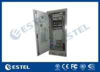 China 42U 19 Inch Outdoor Telecom Cabinet Heat Exchanger Cooling Double Wall Insulated for sale