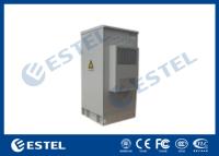 China Double Wall 28U IP55 Outdoor Telecom Cabinet Waterproof Communication Shelter for sale