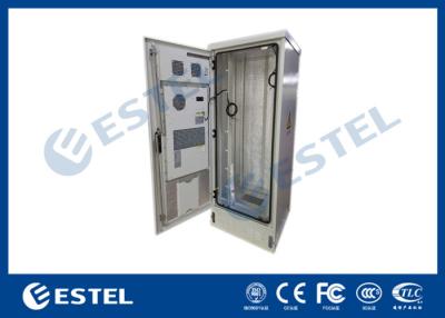 China 33U 19 Inch Outdoor Rack Mount Enclosure Insulated Temperature Antirust Control for sale