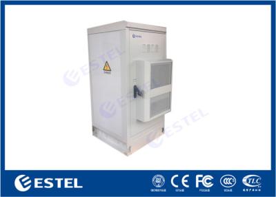 China 19 Inch Rail IP65 Outdoor Telecom Cabinets With Air Conditioner And Fans for sale