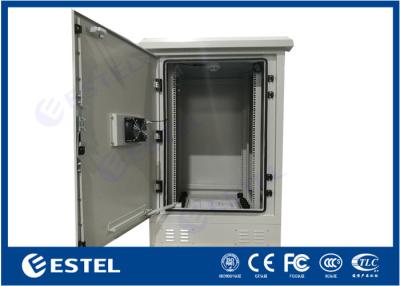 China 1300mm Height 20U Outdoor Telecom Cabinets Without Air Conditioner for sale
