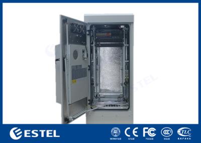 China Anti Corrosion 19 Inch Outdoor Telecom Cabinets 1200W Outdoor Battery Enclosure for sale