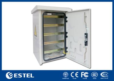 China DIN Rail Outdoor Pole Mount Enclosure Three - Point Lock With Fan Cooling for sale