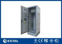 China 42U Air Conditioner Type Outdoor Telecom Cabinet / Double Wall Heat Insulated Communication Enclosure for sale