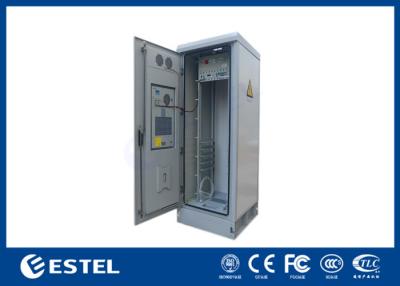 China 42U Air Conditioner Type Outdoor Telecom Cabinet / Double Wall Heat Insulated Communication Enclosure for sale