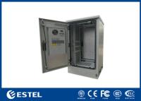China Front Back Access Outdoor 19 Rack Enclosure For Temperature Control Base Station for sale