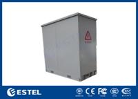 China Outdoor Daul-cabinet 48U Telecom Cabinet with Power Distribution and Backup System for sale