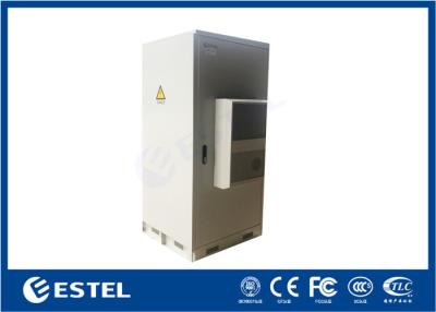 China 40U Air Conditioner Outdoor Telecom Enclosure 19 Inch Rack Front Access for sale