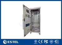 China IP55 Sunproof Outdoor Power Cabinet Telecommunication Enclosure With Heat Exchnager Cooling for sale