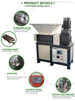 China FANTE Compact Dual Shaft Shredder for Efficient Processing of Recycled Wood MDF Chipboard and Wooden Packaging Waste for sale