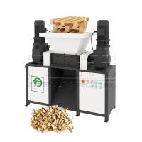 China FANTE High Speed Mini Dual Shaft Shredder for Wooden Frames Doors Waste Blocks and Construction Wood Recycling for sale