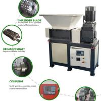 China FANTE Mini Double Shaft Shredder for Garden Wood Waste Including Branches Wooden Boxes Wooden Slats and Offcuts for sale