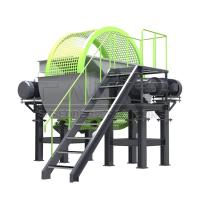 China Car Truck Tire Shredder Machine Tyre Cutting Machine Tyre Shredding Equipment for sale