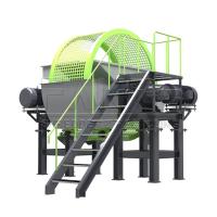 China Scrap Car Truck Tire Shredder Machine Tyre Cutting Machine Tyre Shredding Machines for sale