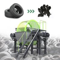 China Tire Crusher Equipment Used Rubber Tyre Shredding Recycling Machines Double Shaft Shredder Machine for sale