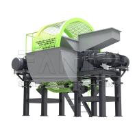 China Double Shaft Shredder Machine Used Tyre Metal Wood Paper Plastic Shredder Machine for Sale for sale