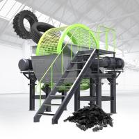 China Double Shaft Shredder Rubber Tyre Shredding Machine Industrial Waste Tyre Shredder Scrap Car Truck Tire Shredder Machine for sale