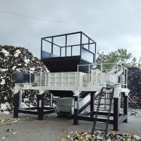 China Automatic Scrap Metal Plastic Wood Shredder Crusher with Pump Standard Production Recycling Waste Metal Shredder for sale