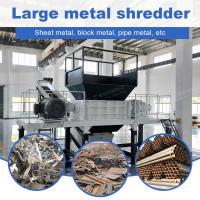China Automatic Scrap Metal Plastic Wood Shredder Crusher with Pump Standard Production Recycling Waste Metal Shredder for sale