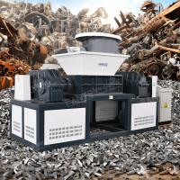 China Industrial Multifunctional Scrap Metal Recycling Machine Copper Iron Aluminum Car Crusher Double Shaft Best Price Metal Shredder for sale