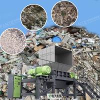 China Heavy Duty Double Rotor Industrial Shredder for Textile Waste Cotton Cloth Fiber Recycling Production Line for sale