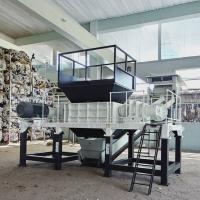 China Robust Dual Shaft Shredding Equipment for Industrial Scrap Metal Processing Copper Aluminum Steel With Emergency Brake for sale