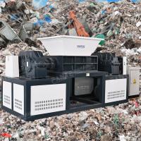China CE Certified Double Shaft Shredder Machine for Construction Demolition Waste Concrete Wood Metals for sale