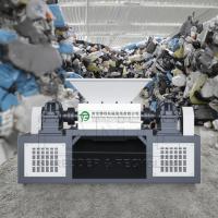 China CE Approved Industrial Grade Twin Shaft Shredder for Mixed Recycling Streams Including Rubber Textiles Mattresses for sale