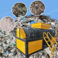 China CE Approved Industrial Grade Twin Shaft Shredder for Mixed Recycling Streams Including Rubber Textiles Mattresses for sale