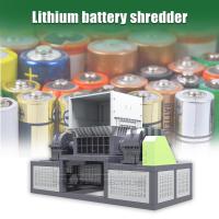 China Industrial Twin Shaft Shredder for E Waste Including Hard Drives Keyboards Printers Routers and TVs for sale