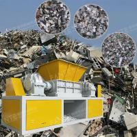 China Industrial Twin Shaft Shredder for E Waste Including Hard Drives Keyboards Printers Routers and TVs for sale
