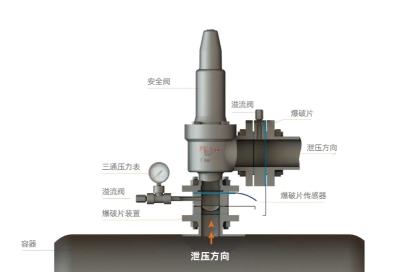 China Series Arrangement of Rupture Disc and Safety Valve for sale