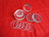 China High Temperature Fused Quartz Glass Plate 16mm x 3mm JGS2 Clear Square for sale